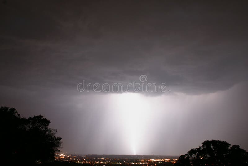 Large Lightning Bolt stock image. Image of strike, illuminate - 606855