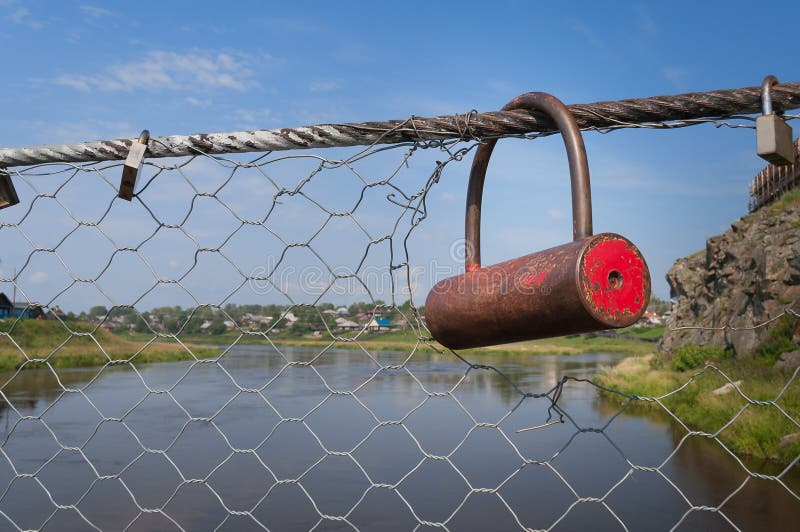 Large lock stock image. Image of metal, friendship, symbol - 44021903