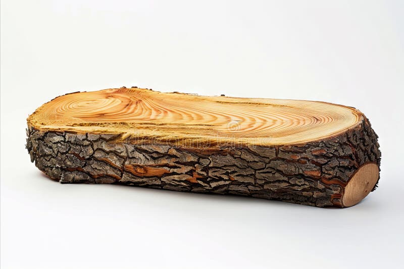 A Large Log with a Wood Grain on it Stock Photo - Image of large, wood ...