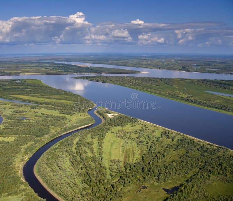 Large lowland river stock photo. Image of lowland, plain - 19377302