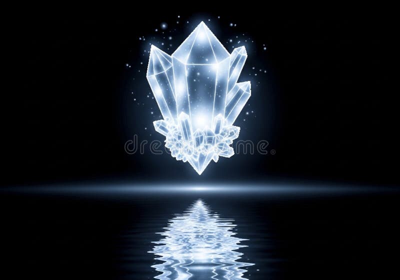 Luminous Crystal Structure Stock Illustrations – 5,159 Luminous Crystal ...