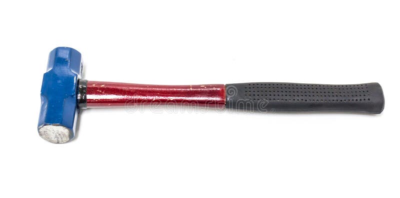 Large Lump Blue Hammer Steel Stock Photo - Image of steel, closeup ...