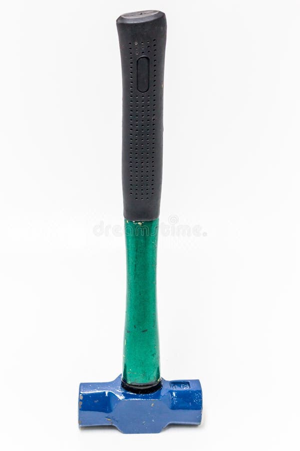 Large Lump Blue Hammer Steel Stock Image - Image of steel, workbench ...