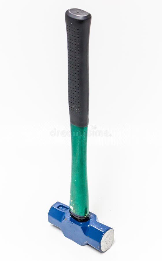 Large Lump Blue Hammer Steel Stock Photo - Image of hammer, tool: 81375836