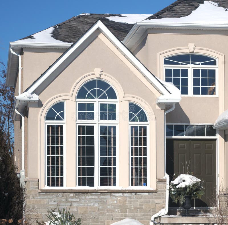 Large Window with Many Panes Stock Photo - Image of wall, panes: 42203164