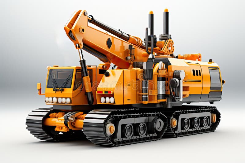 A Large Machine Unit for Drilling Various Types of Wells. Stock Photo ...