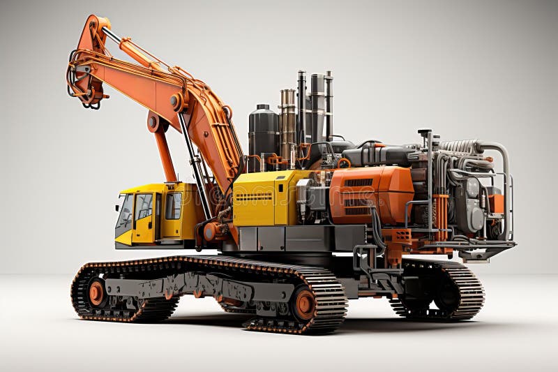 A Large Machine Unit for Drilling Various Types of Wells. Stock Image ...