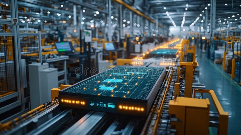 Large Manufacturing Facility Utilizing Edge Technology for Efficient ...