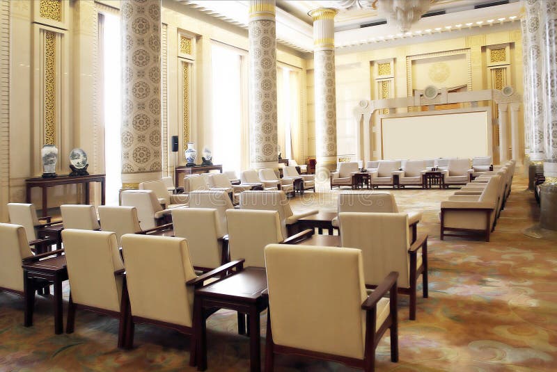 A large meeting room stock photo. Image of clean, china - 6280036