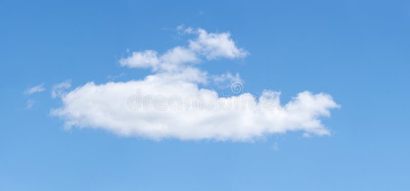 Large Megapixel Long Solo Cloud in Blue Sky Stock Image - Image of ...