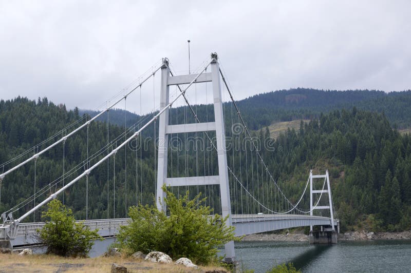 Large metal bridge stock image. Image of water, landscape - 68393271