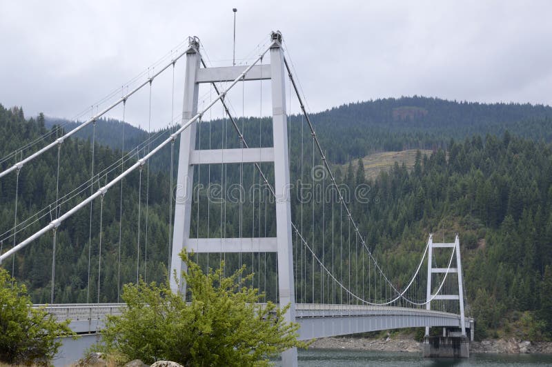 Large metal bridge stock image. Image of small, road - 68393301