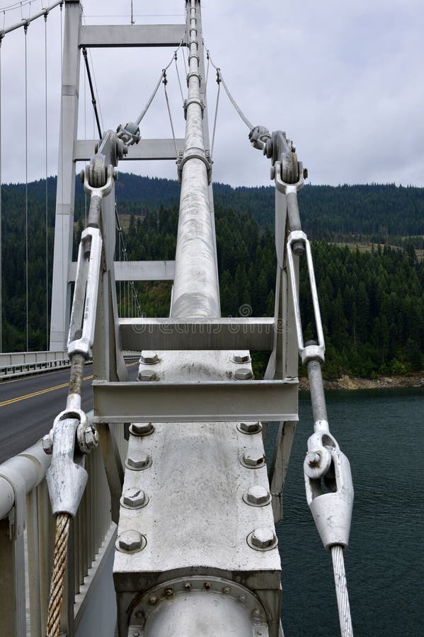 Large metal bridge stock image. Image of landscape, outdoor - 68393669