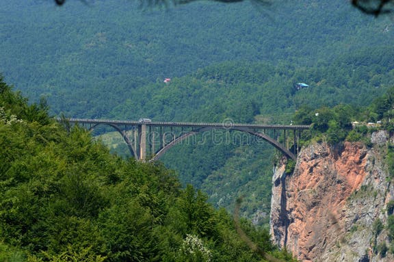 Large Metal Bridge with Pillars Stock Image - Image of pillars, track ...