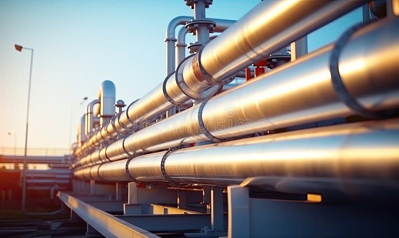 A Rusty Metal Pipe Balancing on Abandoned Train Tracks Stock ...