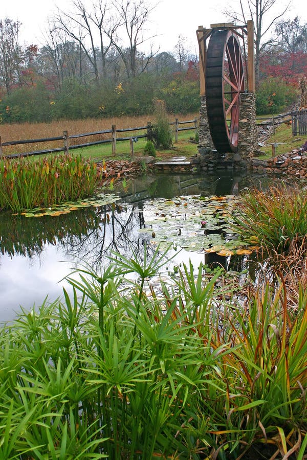 Fall Waterwheel stock photo. Image of agriculture, rusty - 105080880