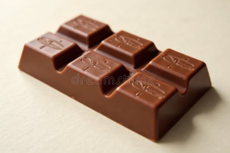Large Milk Chocolate Bar, Smooth Texture, Glossy Surface, Wrapper, Food ...