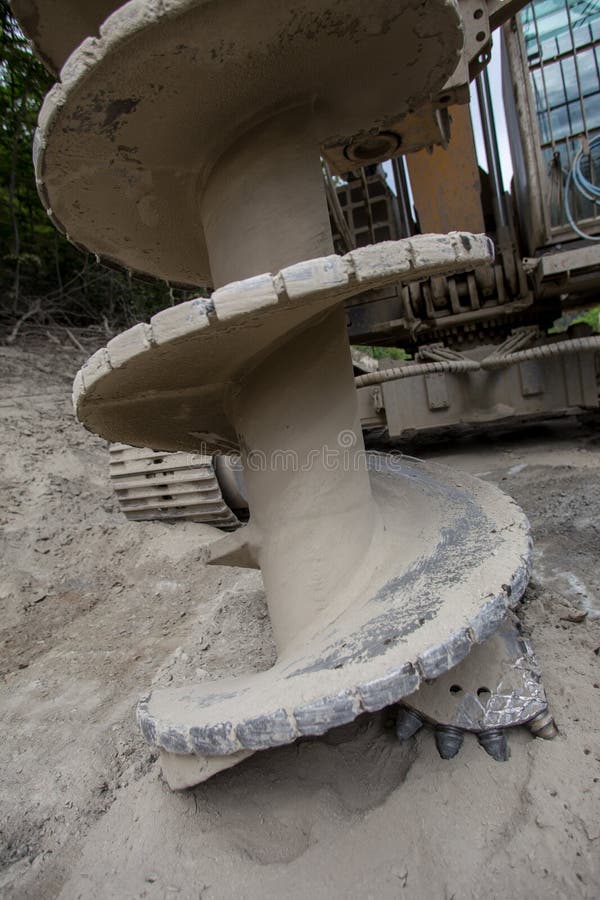 Large Mobile Industrial Drilling Machine Stock Image - Image of ...