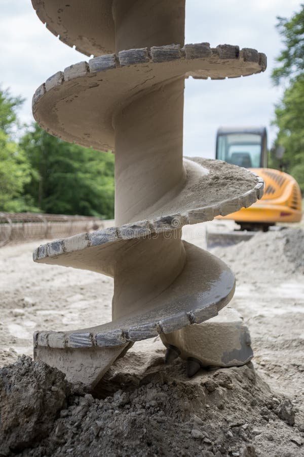 Large Mobile Industrial Drilling Machine Stock Photo - Image of ...