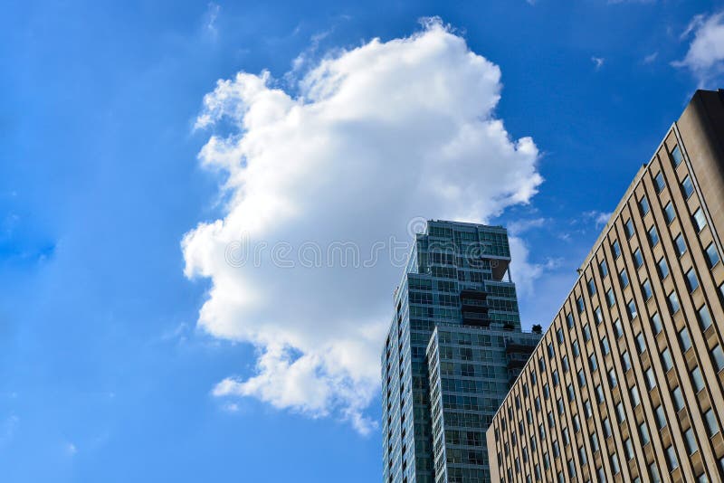Large Modern Buildings in Canada Stock Image - Image of buildings ...