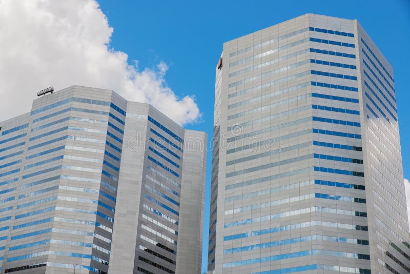 Large Modern Buildings in Canada Stock Photo - Image of office, city ...