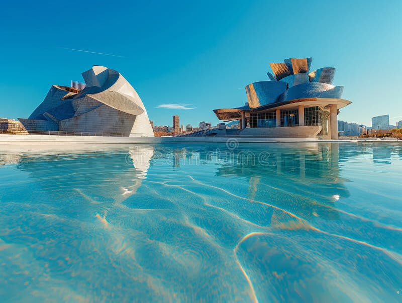 A Large Modern City Building in the Style of Monumental Architecture ...