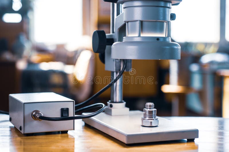 Modern Microscope, Electronic Components in a Scientific Laboratory ...