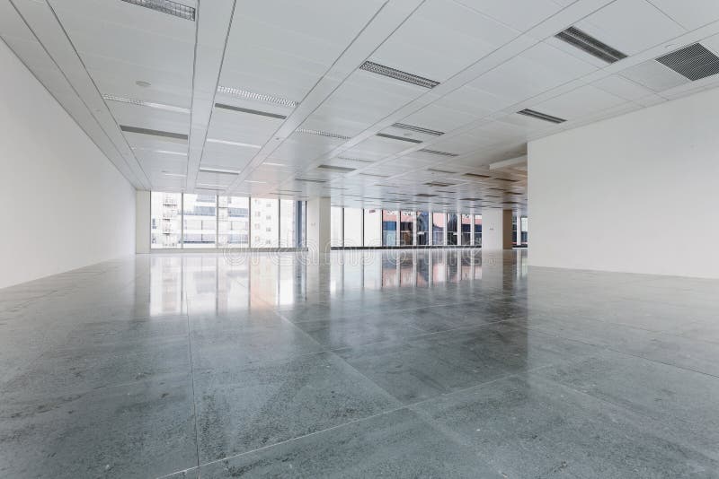 Large modern empty floor stock photo. Image of architecture - 34499066