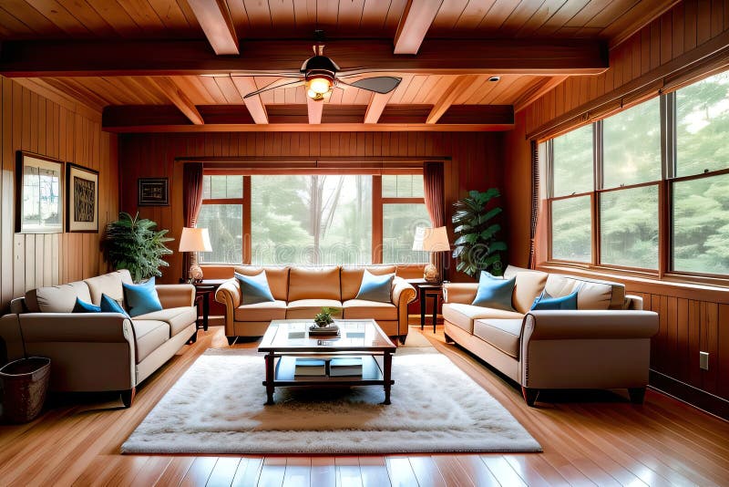 A Large Modern House with a Lot of Windows Stock Photo - Image of ...