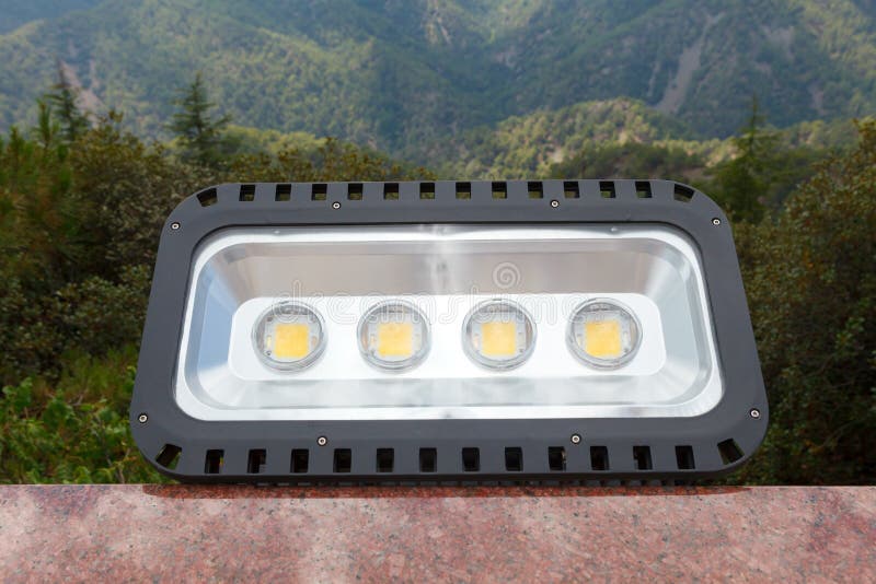 Large, Modern Led Lamp for Outdoor Illumination of Architectural ...