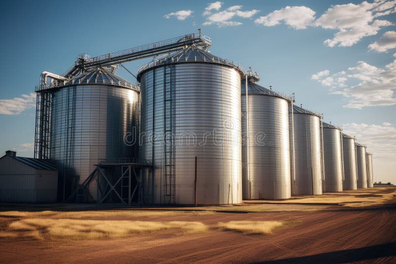 A Large Modern Plant for the Storage and Processing of Grain Crops ...