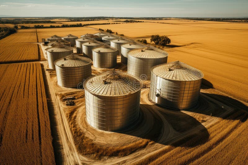 A Large Modern Plant for the Storage and Processing of Grain Crops ...