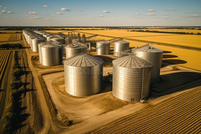 A Large Modern Plant for the Storage and Processing of Grain Crops ...