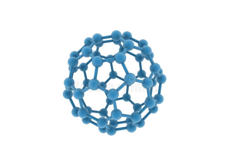 Large molecule stock illustration. Illustration of particle - 15636545