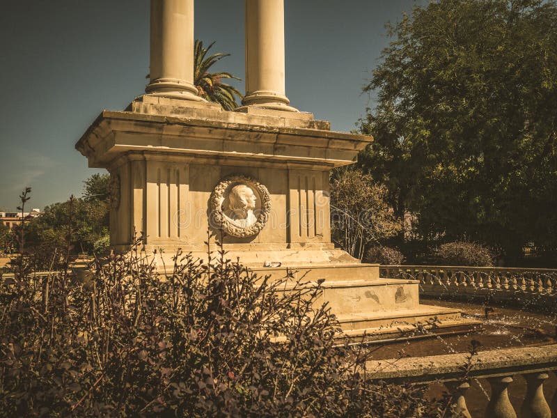 A Large Monument with Three Pillars at the End of it Editorial Photo ...