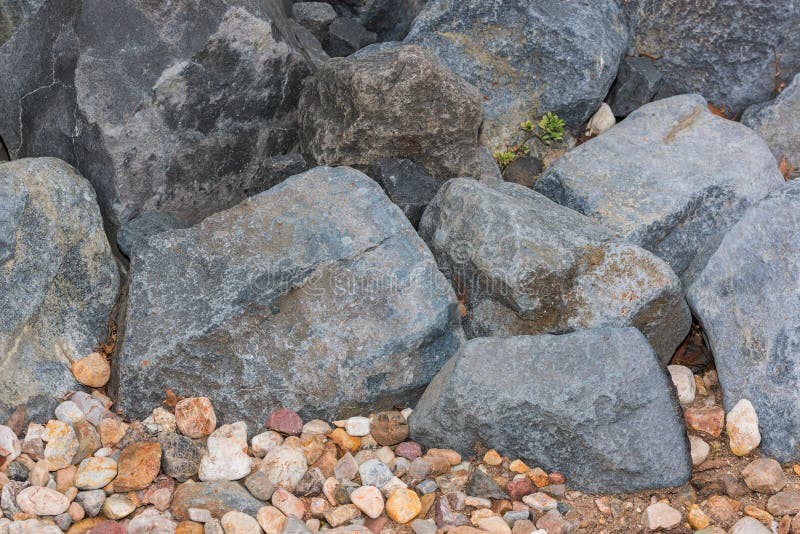 Large Mountain Stone Pile in Nature. Stock Photo - Image of natural ...