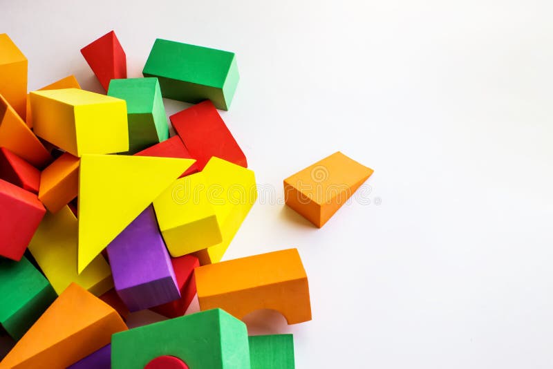 Large Multi-colored Childrens Blocks-designer for the Construction of ...