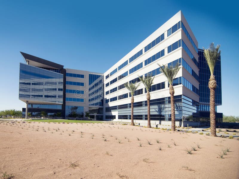 Large Multi Level Commercial Facility Stock Image - Image of medical ...