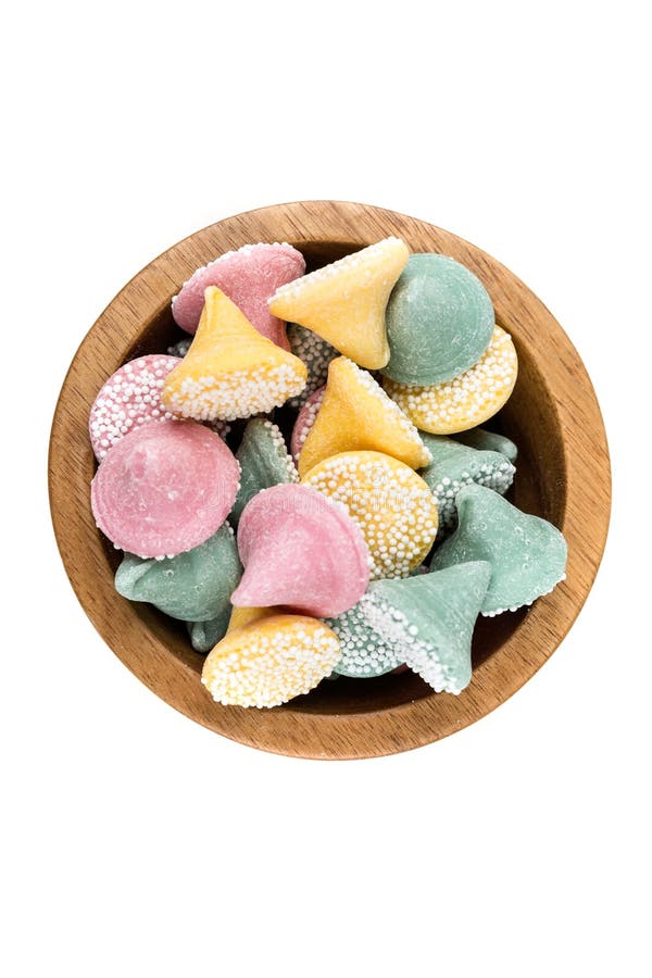 Large Multicolored Drops with Sugar Ball Coated Candy Stock Image ...