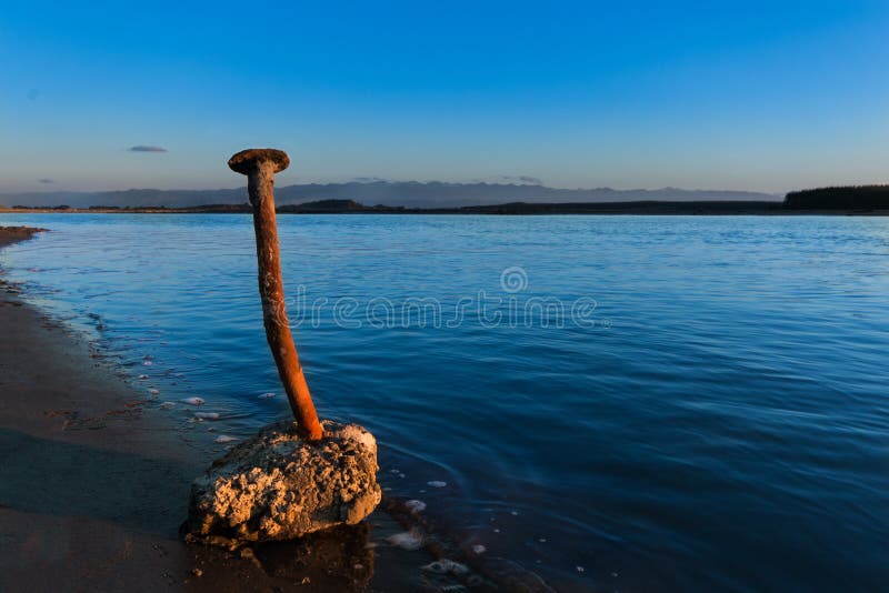 Large Nail stock photo. Image of river, rust, water, clear - 46693700