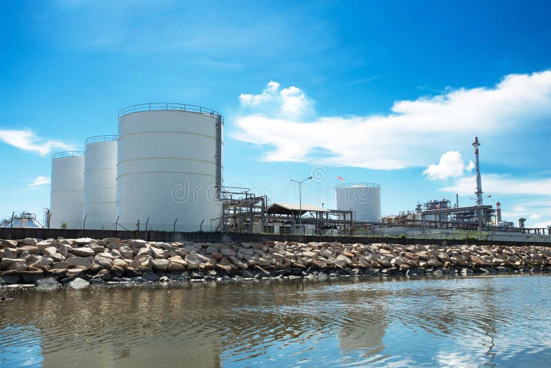 Oil Reservoir in the NORSI Refining Factory Editorial Image - Image of ...