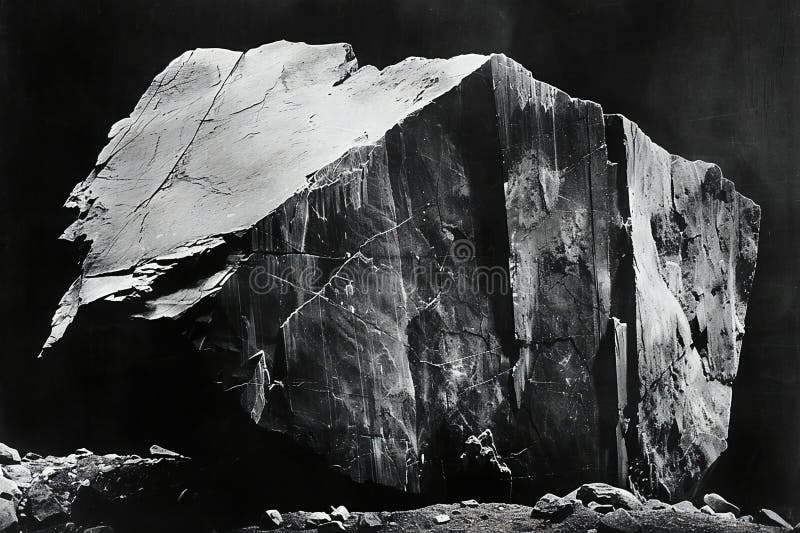 Large Natural Rock Texture, Black and White, High Quality, High ...