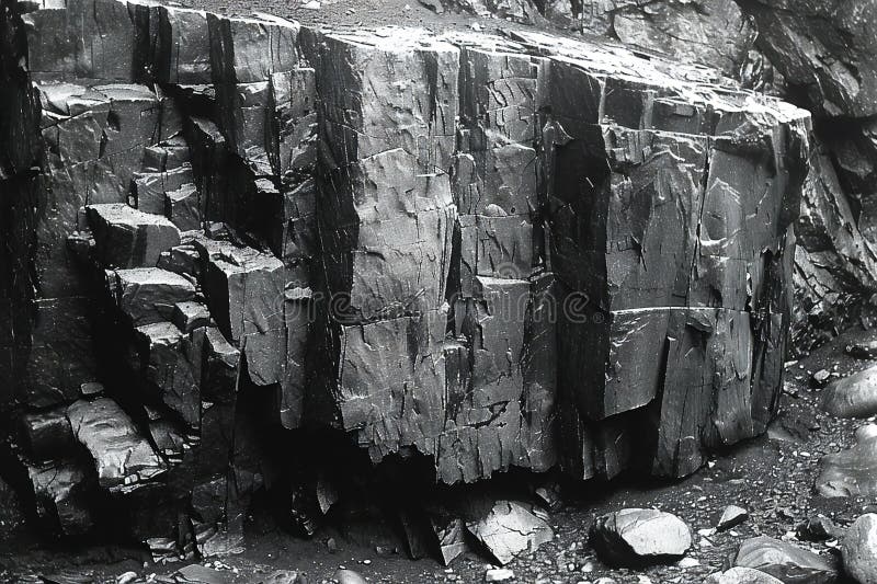 Large Natural Rock Texture, Black and White, High Quality, High ...