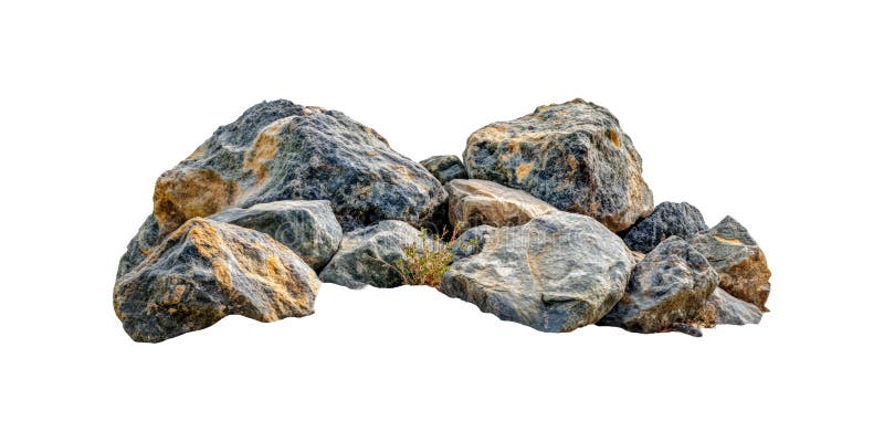 Large Natural Rocks. Geological Formation and Landscaping Elements ...