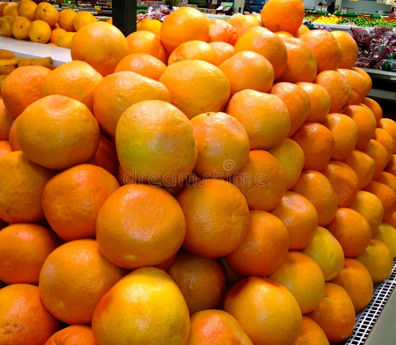 Oranges at the Super Market Stock Image - Image of orange, frost: 42667603
