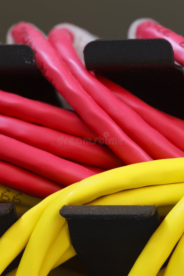 Large Network Hub Connected Internet with LAN Cables Stock Image ...