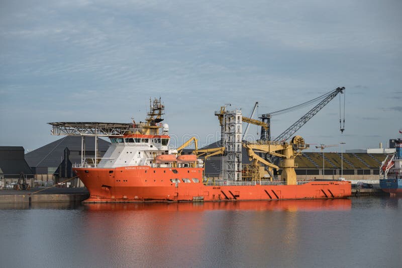 Large Normand Fortress Support Ship Built in 2006 Editorial Image ...