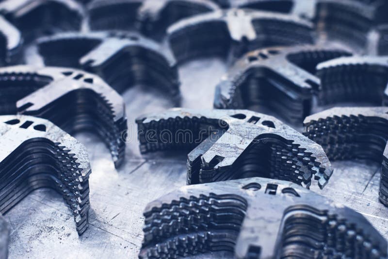 A Large Number of Blanks Cut from Metal for Disarming Minefields ...