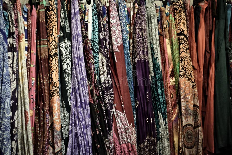 Colorful shawls stock image. Image of colour, fabrics - 43163793