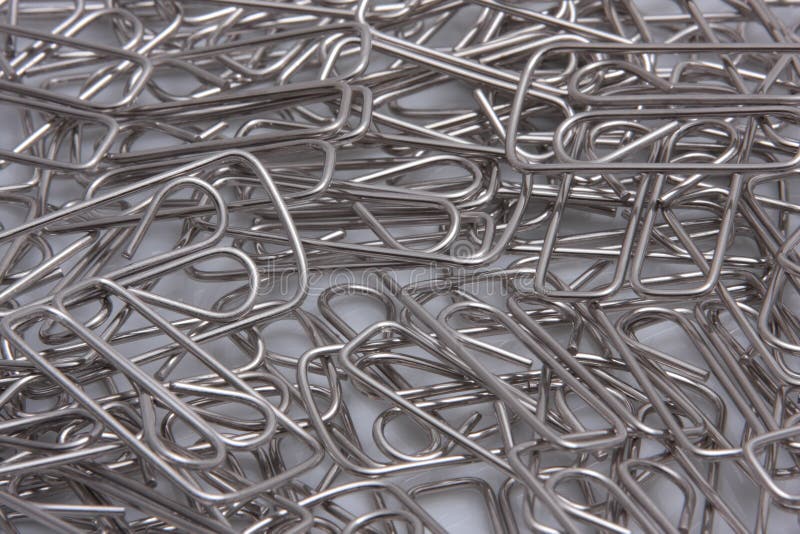 Paper Clips stock photo. Image of metal, closeup, bent - 99332822